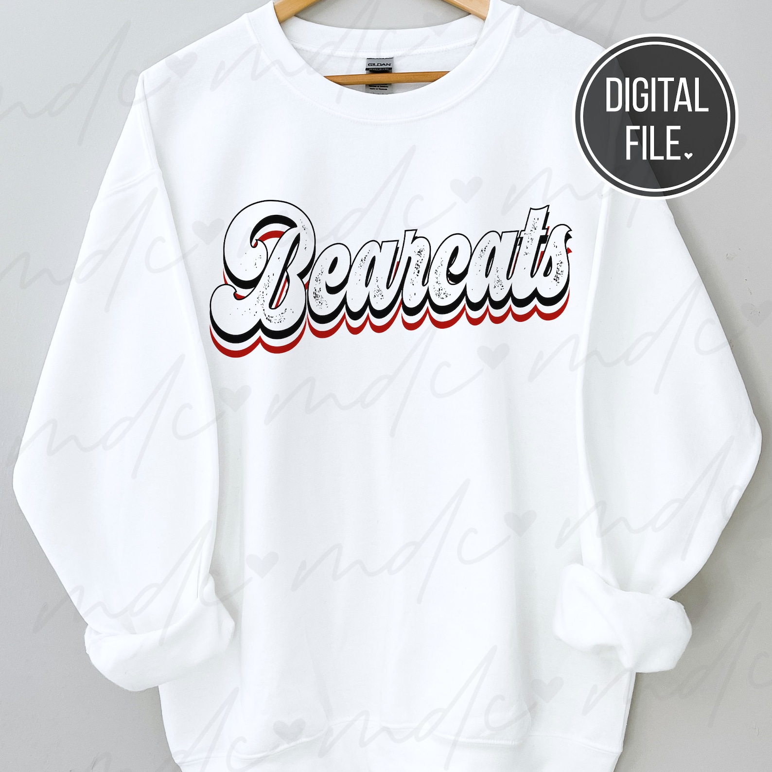 Retro Bearcats Svg Files for Cricut Bearcats Png Bearcats - Etsy