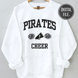 Distressed Pirates Cheer Svg Files for Cricut | Pirates Cheer Png ...