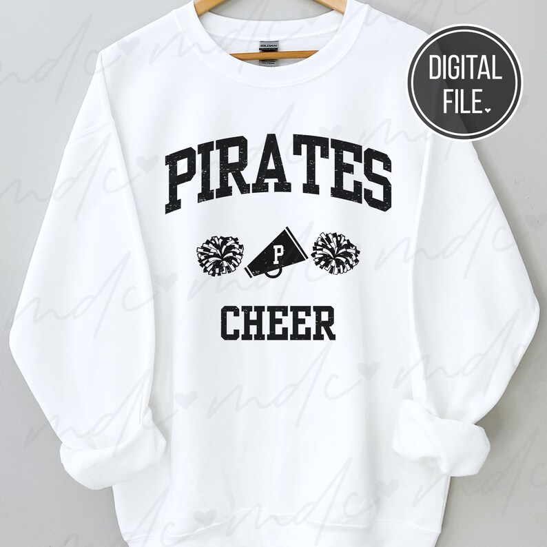 Distressed Pirates Cheer Svg Files for Cricut Pirates Cheer - Etsy