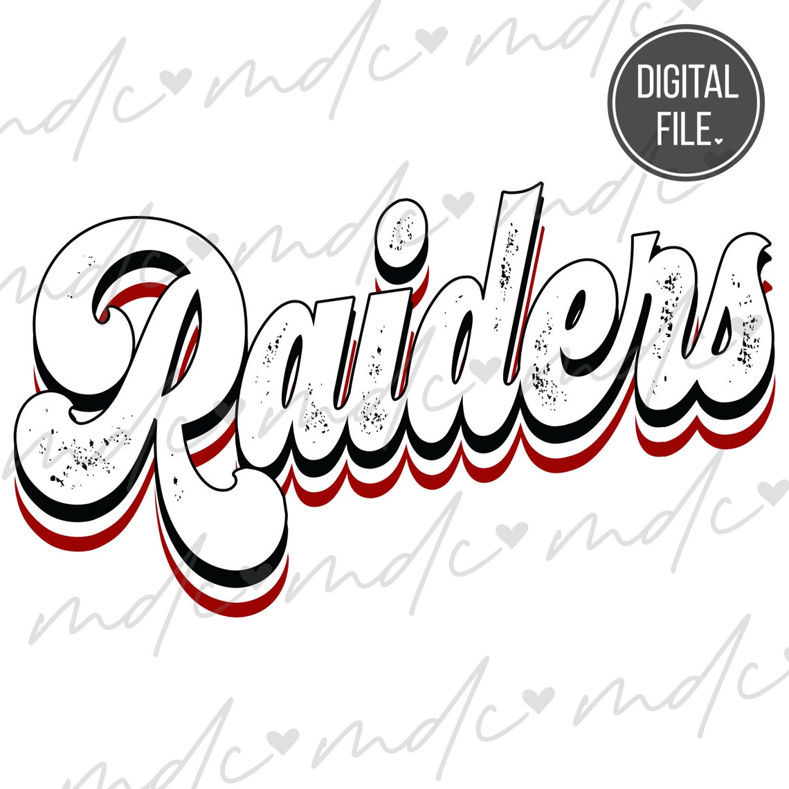 Retro Raiders Svg Files for Cricut Red Raiders Png Raiders - Etsy