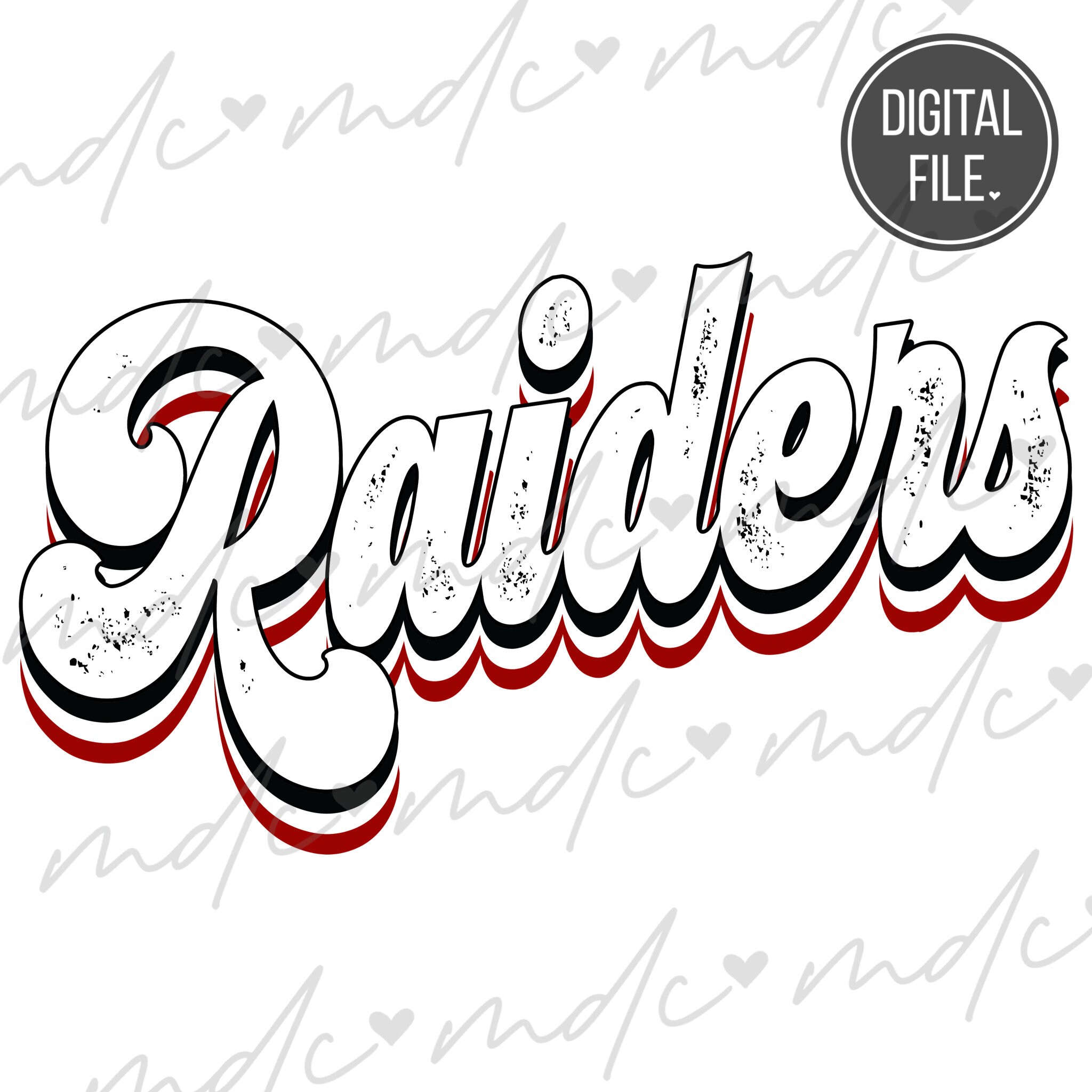 Retro Raiders Svg Files for Cricut Red Raiders Png Raiders - Etsy