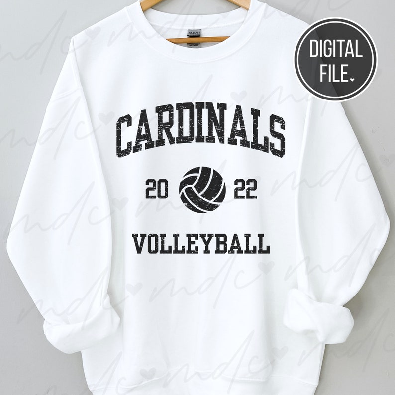 Vintage Cardinals Volleyball Svg Cardinal Volleyball Png - Etsy