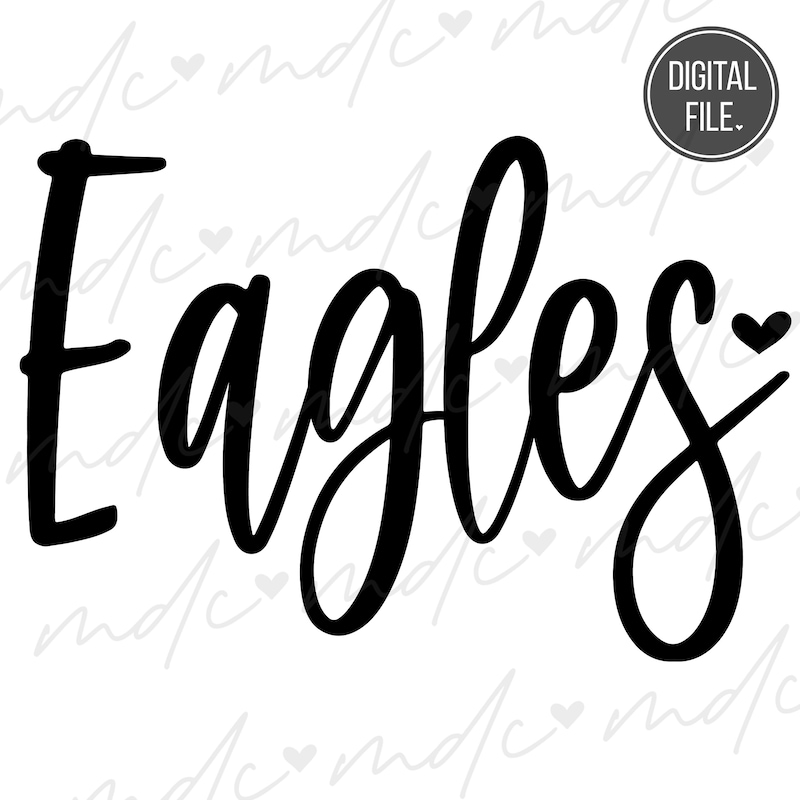 Philadelphia Eagles Font - Etsy