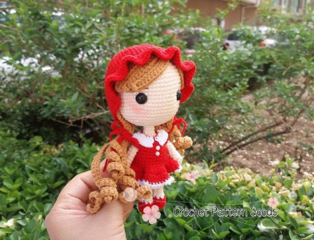 XVA Format Only! Red Riding Hood Princess. Amigurumi Pattern/ Crochet ...