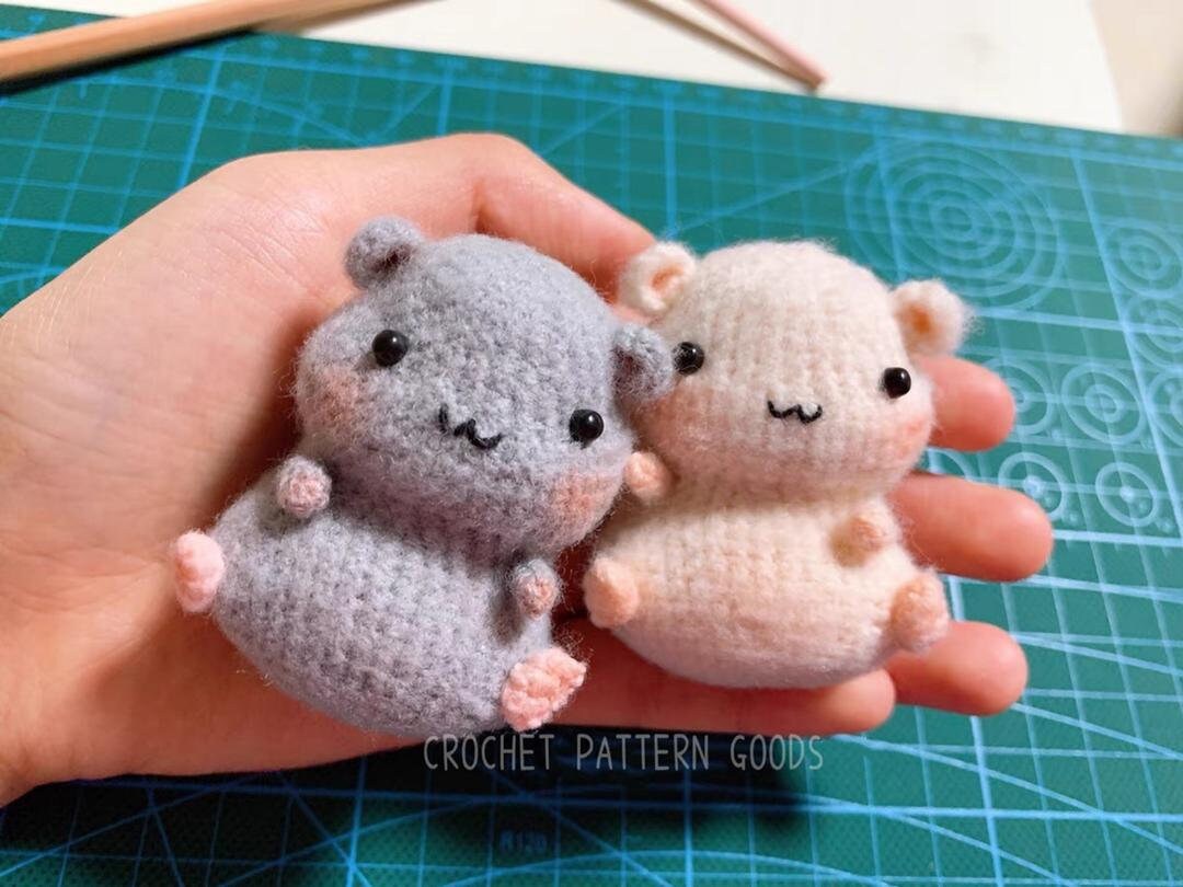 XVA Format Only! Hamsters Amigurumi Crochet Pattern , Crochet Hamsters ...
