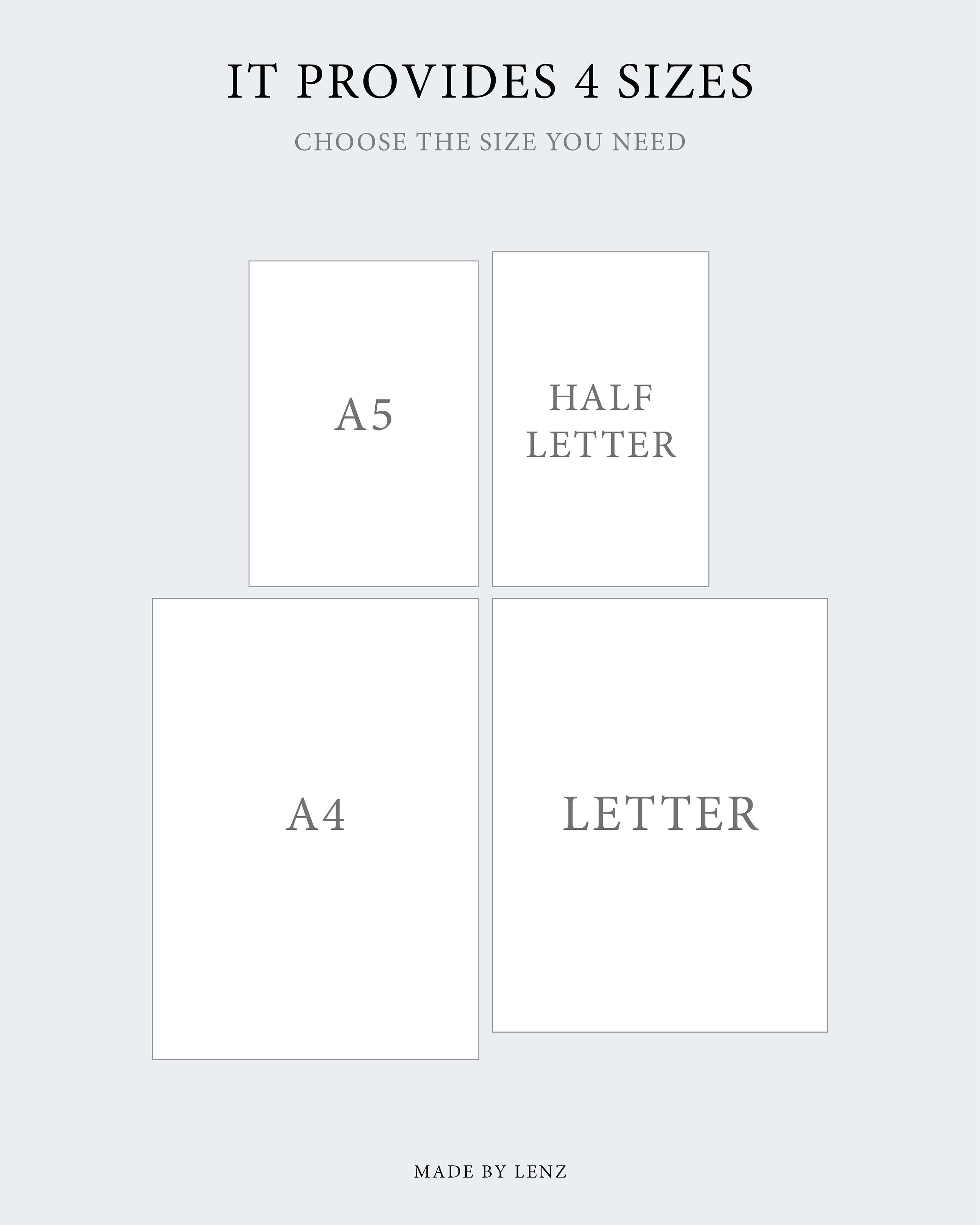 Printable Undated Monthly Planner | Editable and Fillable PDF | One ...