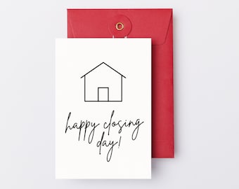 Happy Closing Day Business Gift Card and Business Card Holder Mailers W ...
