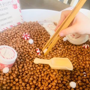 Hot Cocoa Sensory Bin Kit, Hot Chocolate Kit, Christmas Gift, Preschool ...