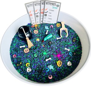 Halloween Sensory Bin Kit, Busy Bin, Witches Brew, Halloween Busy Bin ...