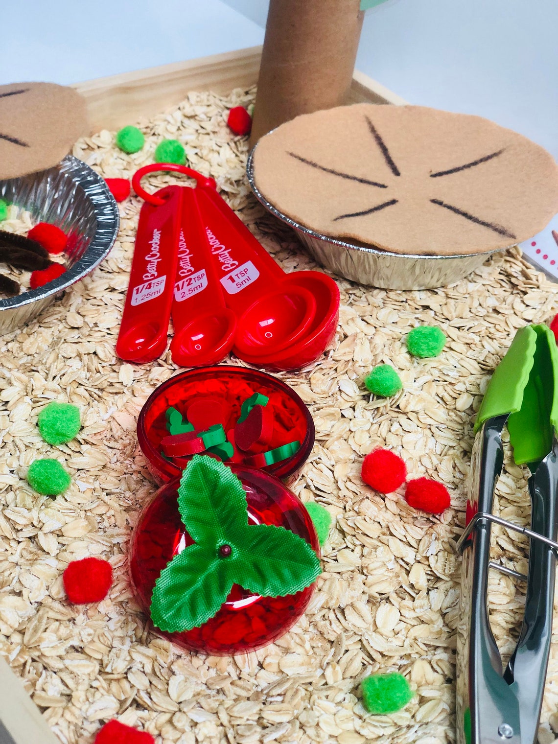 Apple Pie Sensory Bin Kit Fall Sensory Bin Preschool - Etsy