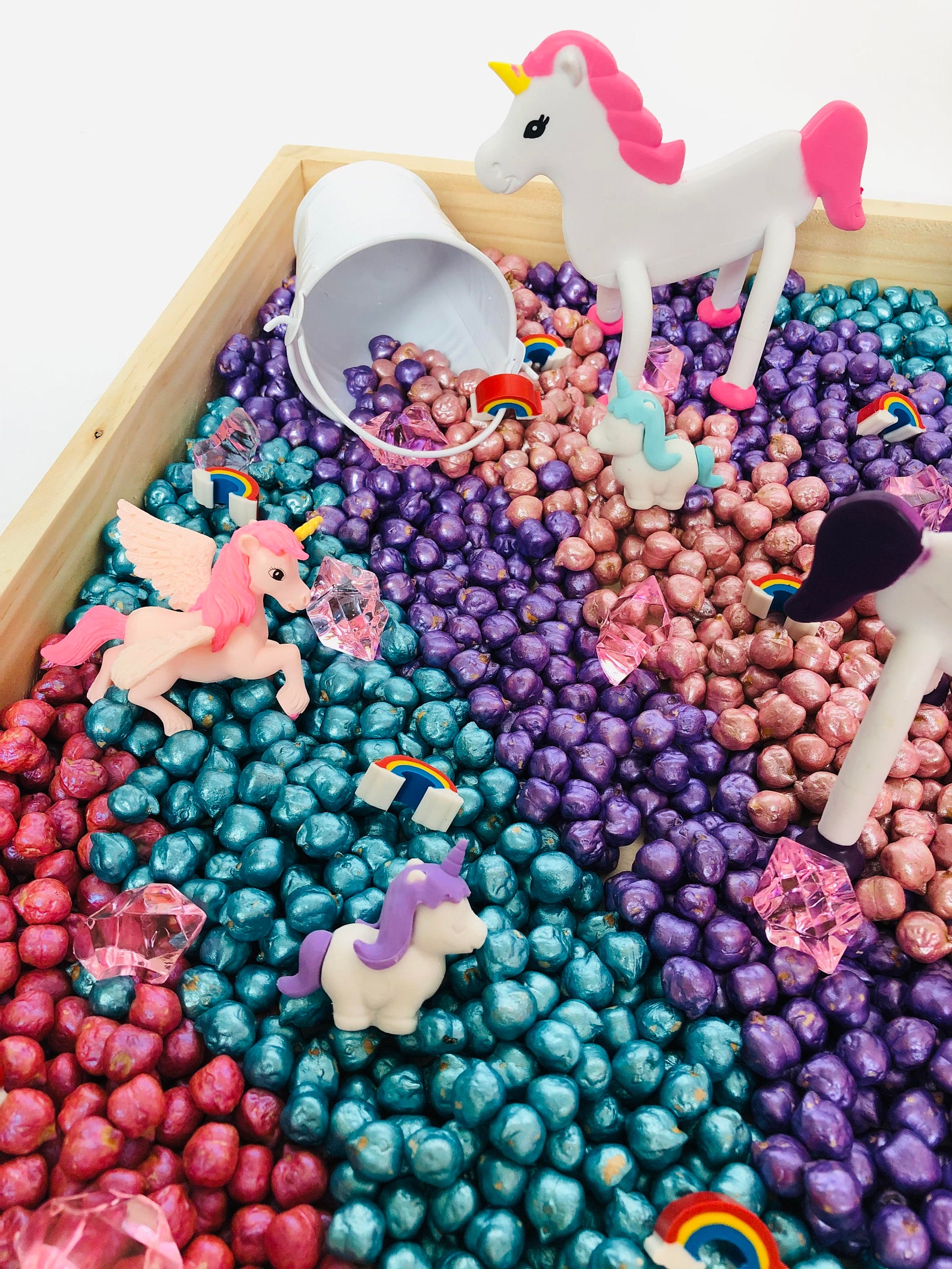 UNICORN SENSORY BIN Kit, Birthday Gift, Preschool Learning, Educational ...