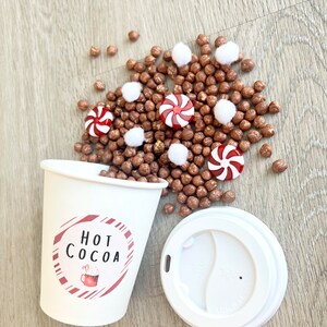 Hot Cocoa Sensory Bin Kit, Hot Chocolate Kit, Christmas Gift, Preschool ...
