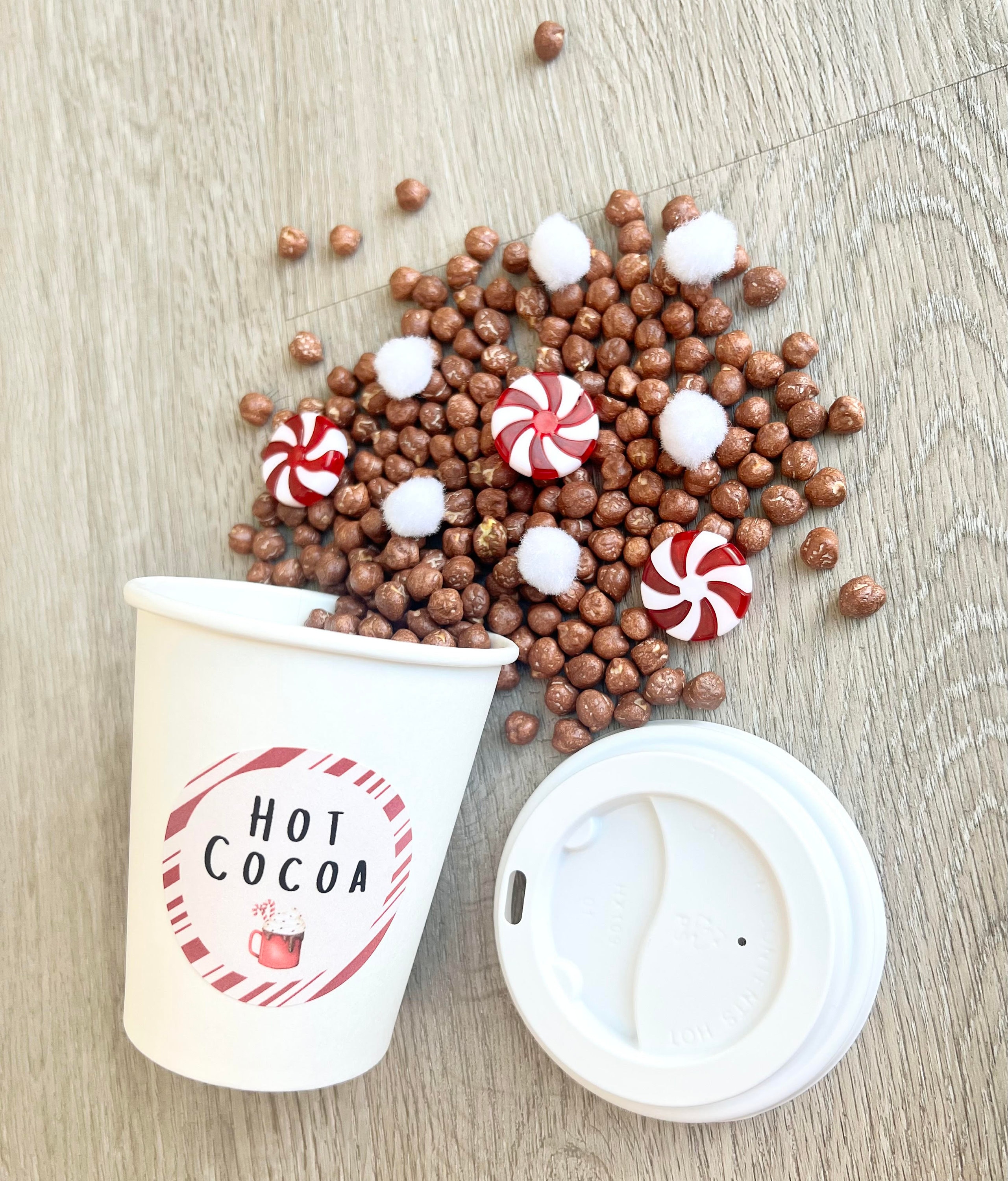 Hot Cocoa Sensory Bin Kit, Hot Chocolate Kit, Christmas Gift, Preschool ...