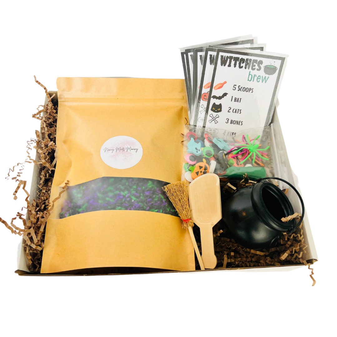Halloween Sensory Bin Kit Busy Bin Witches Brew Halloween - Etsy