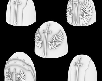 Dark Angels Shoulder Pad - Etsy