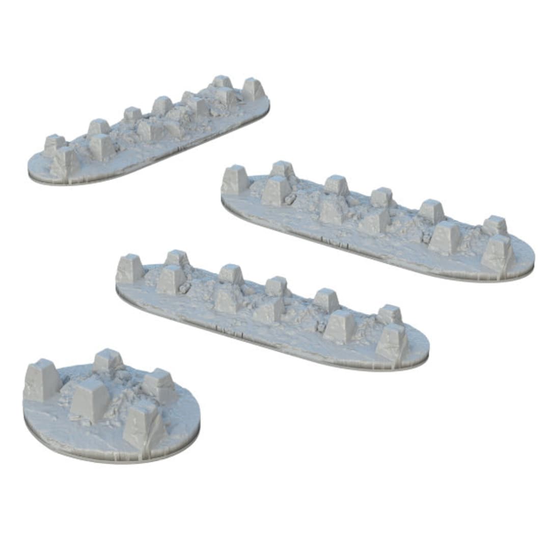 Dragons Teeth Tank Traps - Etsy UK