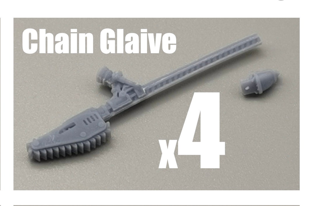 Chain Glaive Arm Weapon Upgrade pack of 4 Compatible With Adeptus ...