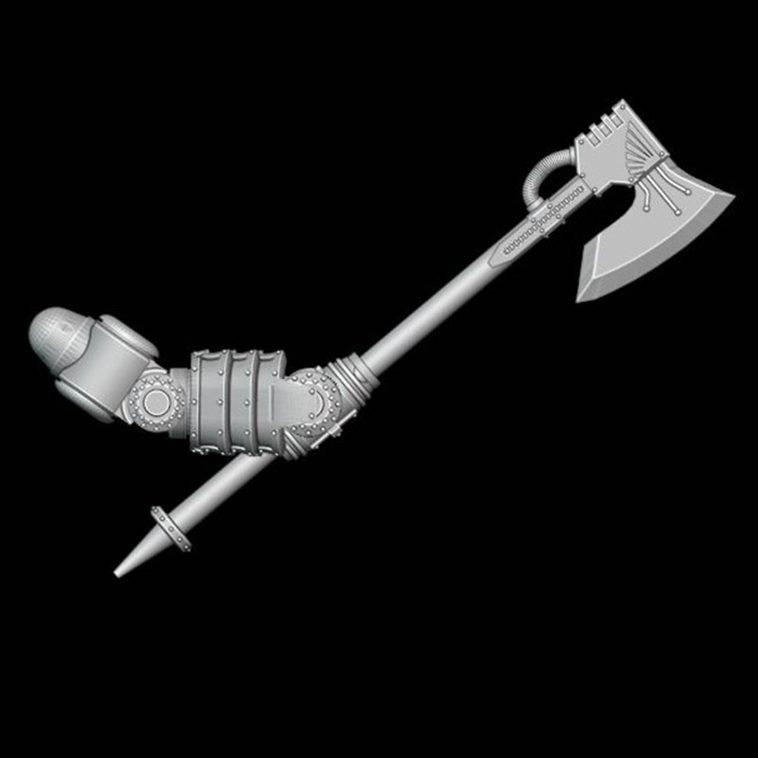 Witches Spite Psi Axe Weapon Arm Compatible Adeptus Titanicus Reaver ...