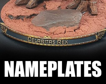 Nameplates for Your Models square Edition Choose Your Style and ...