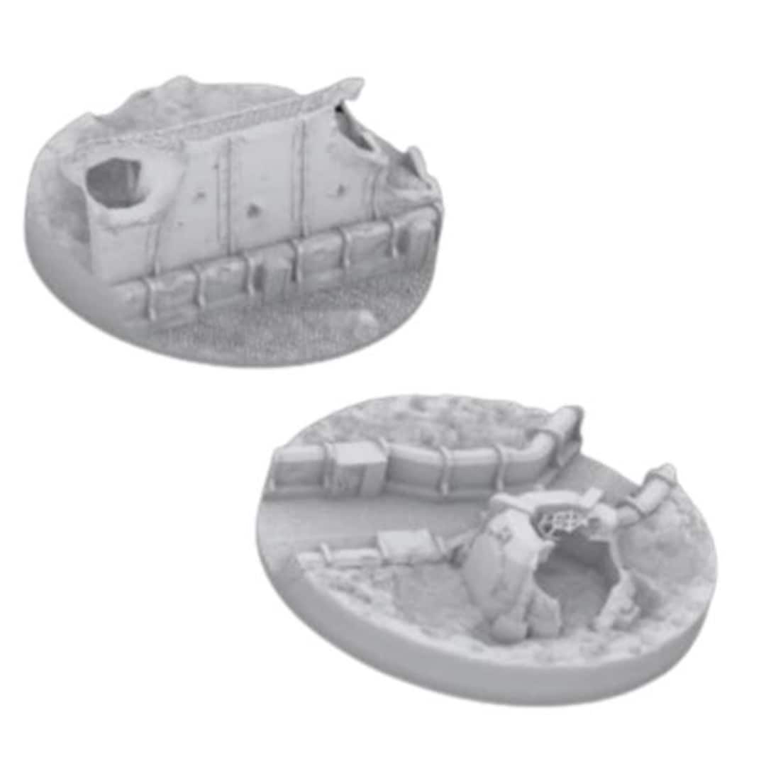 80mm Round Trench Base Set B - Etsy