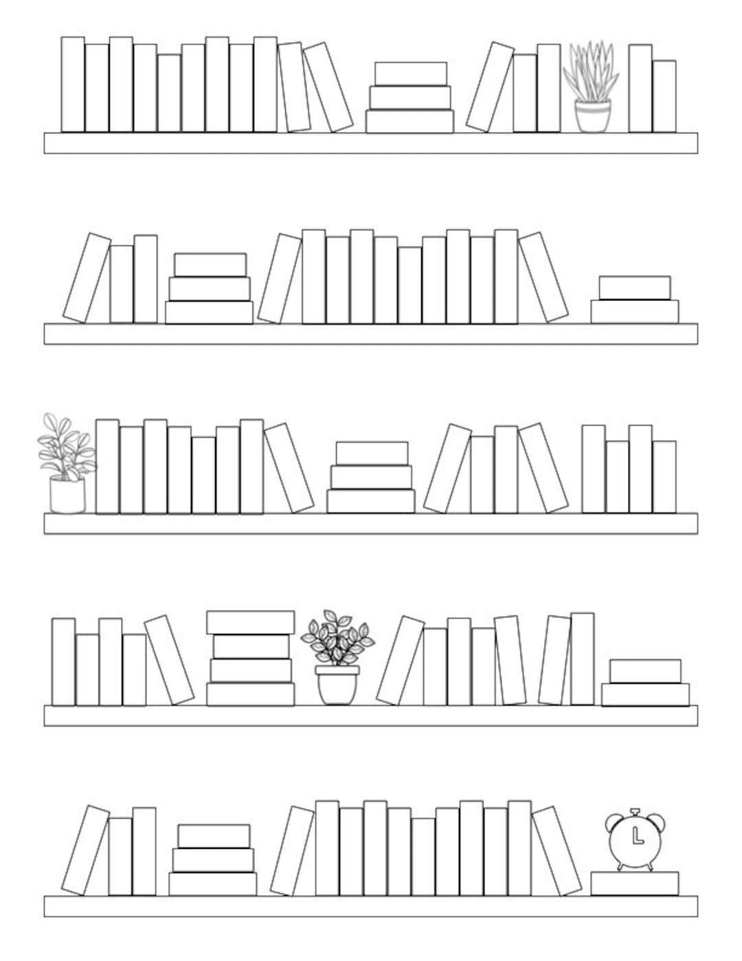 My Library Book Tracker - Etsy