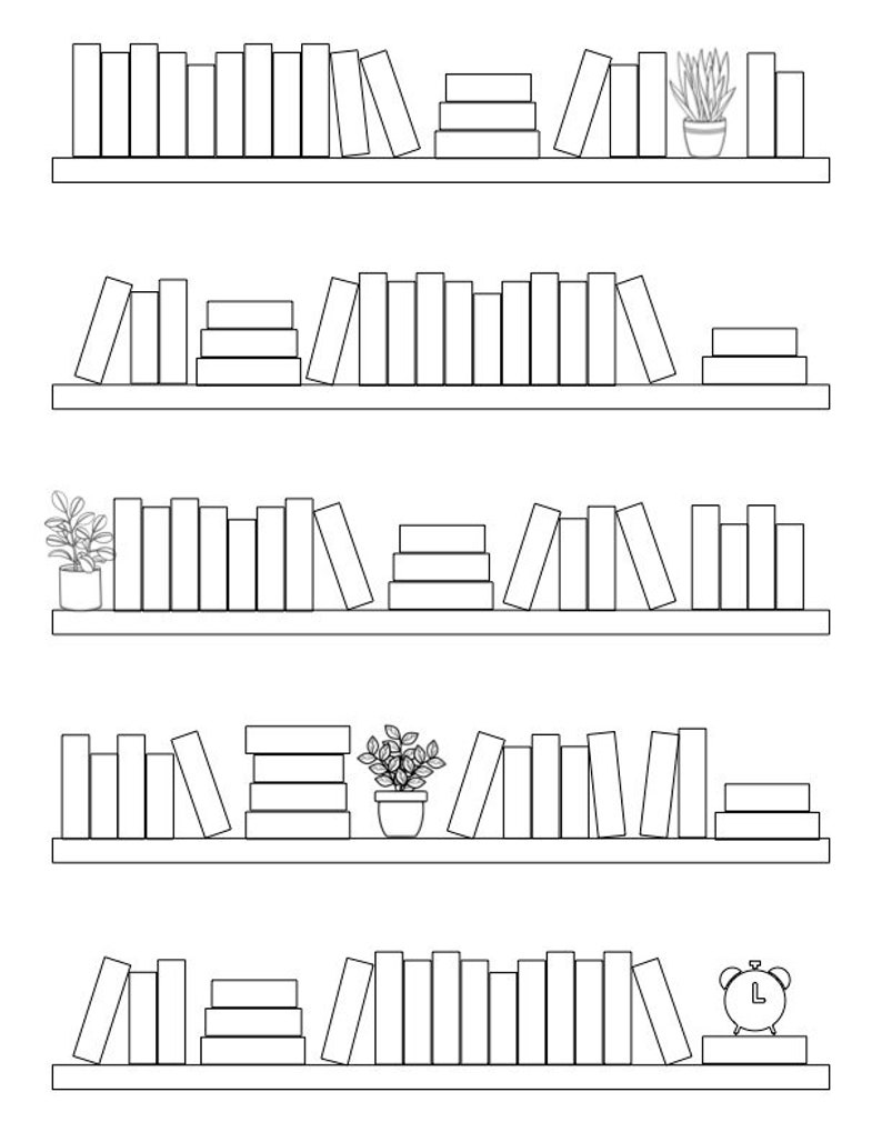 My Library Book Tracker - Etsy