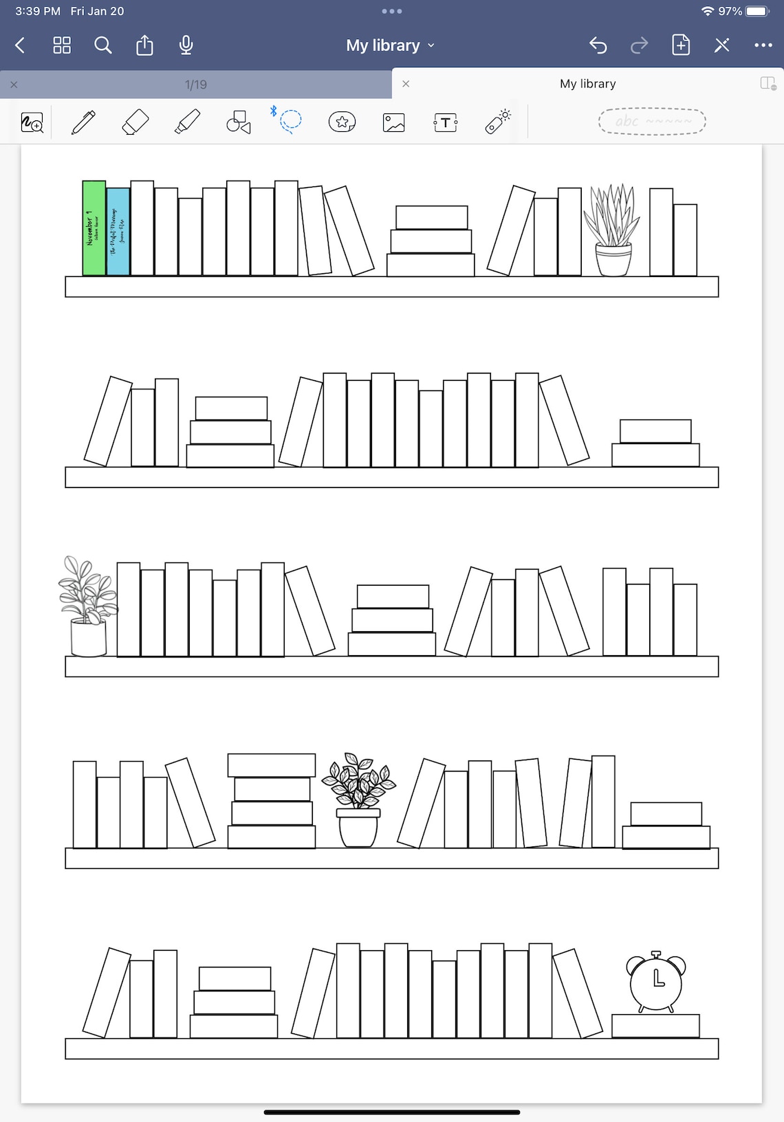 My Library Book Tracker - Etsy