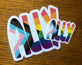 Lgbtq Ally Sticker - Etsy