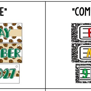 Classroom Flip Calendar - Etsy