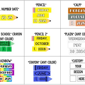 Classroom Flip Calendar - Etsy