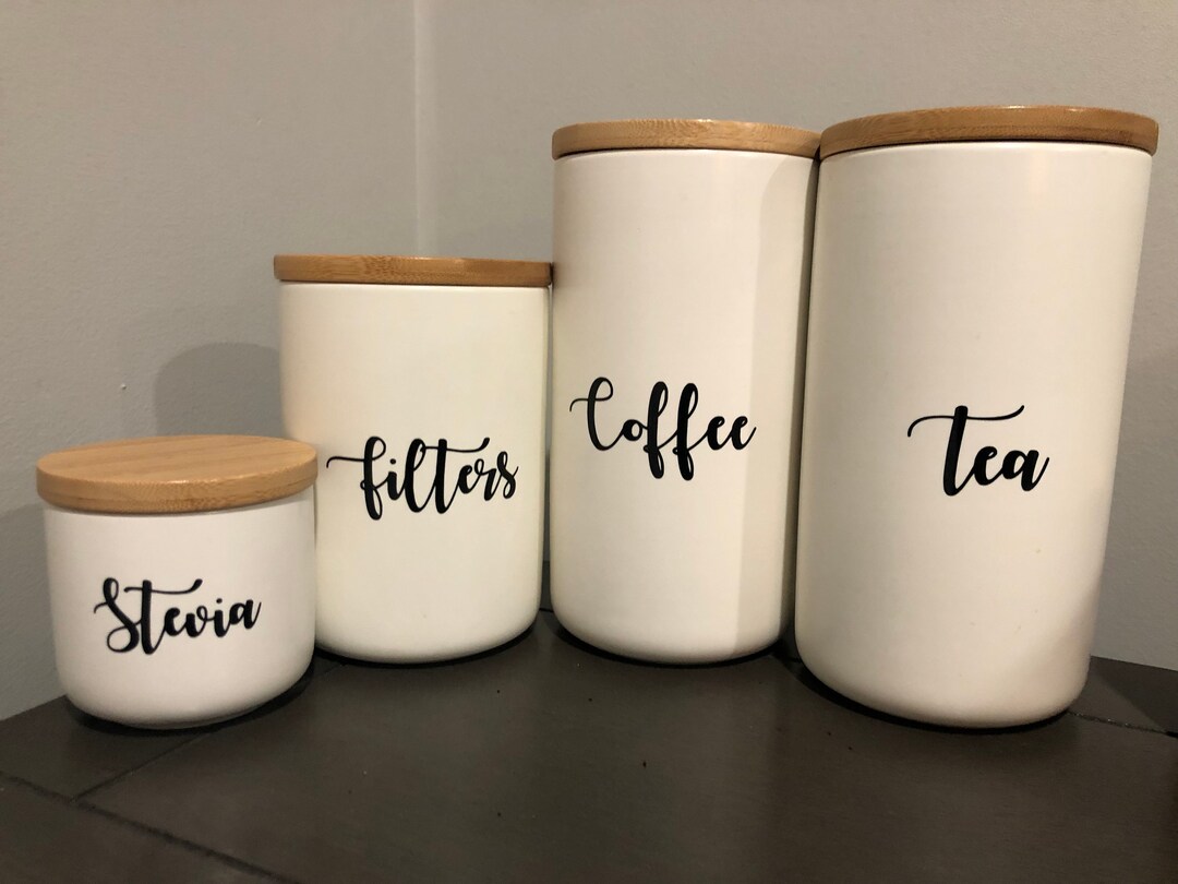 Custom Kitchen Labels - Etsy