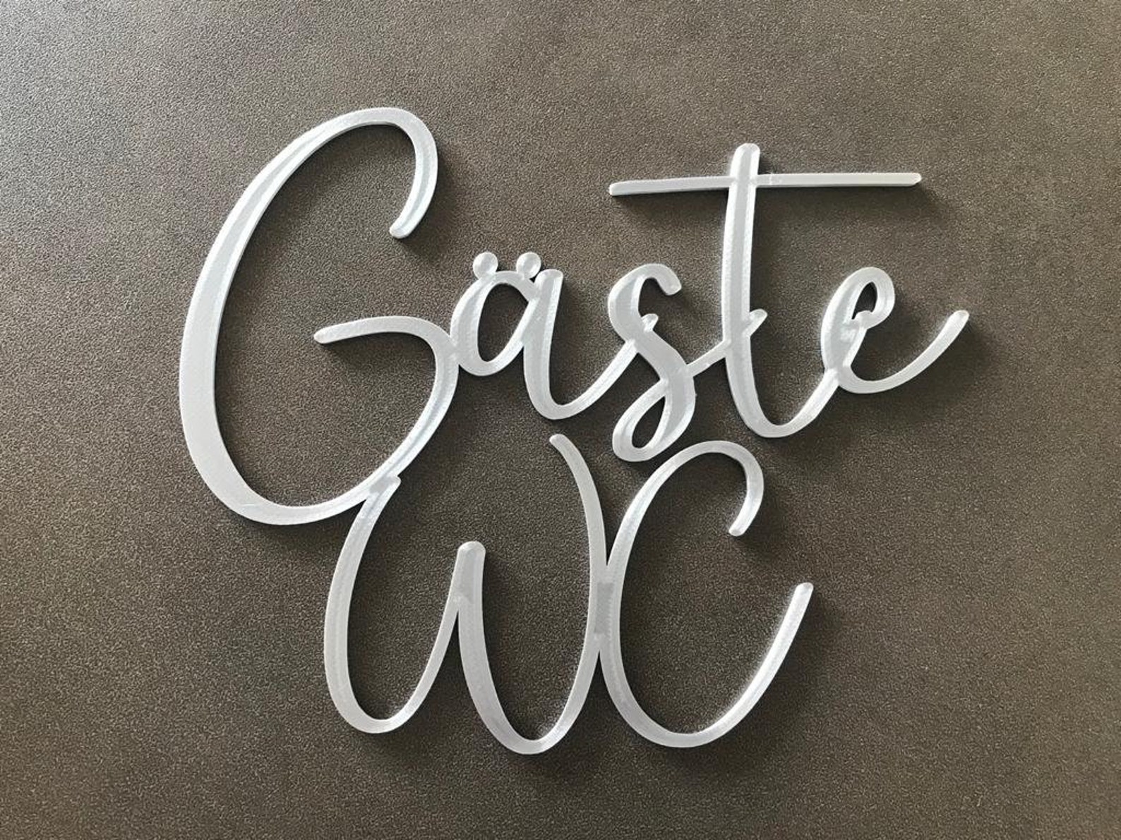 Guest WC Guest WC Door Sign Guest Toilet Sign Self-adhesive - Etsy