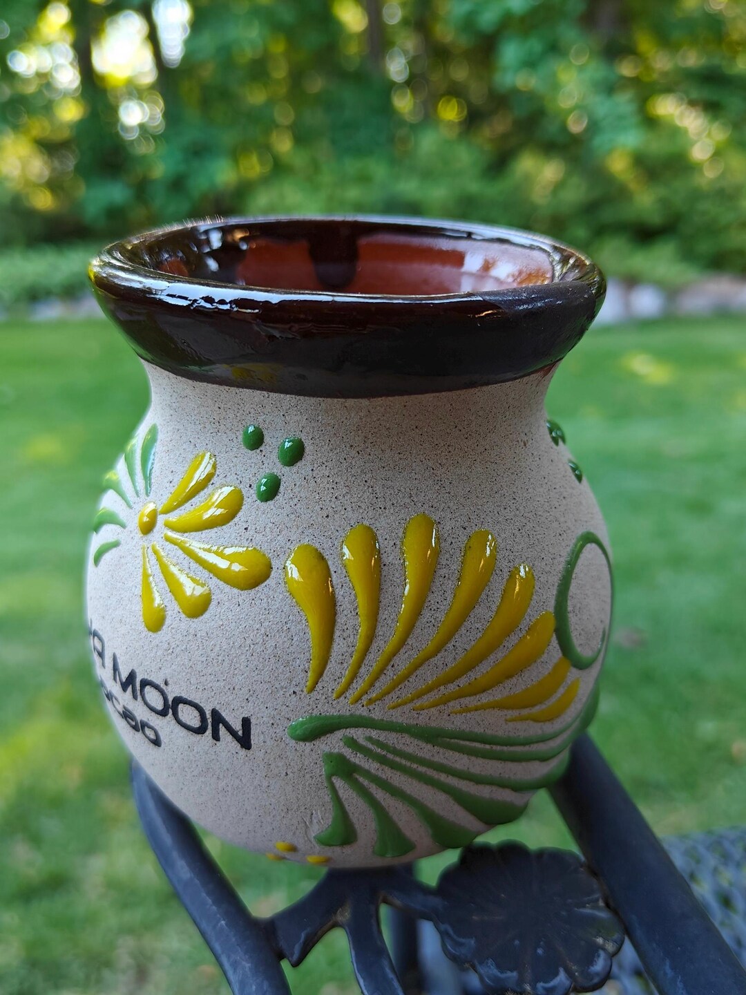 Hand-painted Mayan Cacao Cup: Guatemalan Ceremonial Clay Vessel - Etsy