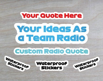 F1 Stickers Radio - Etsy