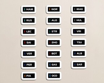 Formula 1 Magnets 2023 - Etsy