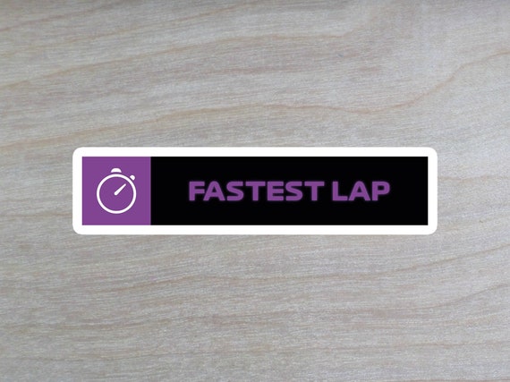 Fastest Lap F1 Stickers Formula One Gifts Formula 1 - Etsy