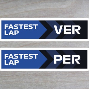 Fastest Lap Stickers Fastest Lap F1 2024 Season Formula - Etsy