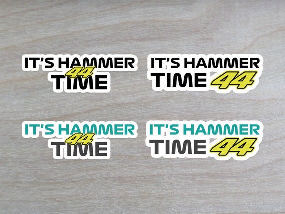 Lewis Hamilton Sticker It's Hammer Time Stickers - Etsy