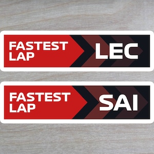 Fastest Lap Stickers Fastest Lap F1 2024 Season Formula - Etsy