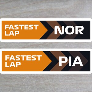 Fastest Lap Stickers Fastest Lap F1 2024 Season Formula - Etsy