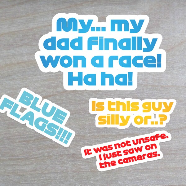 F1 Team Radio Stickers - Etsy Australia