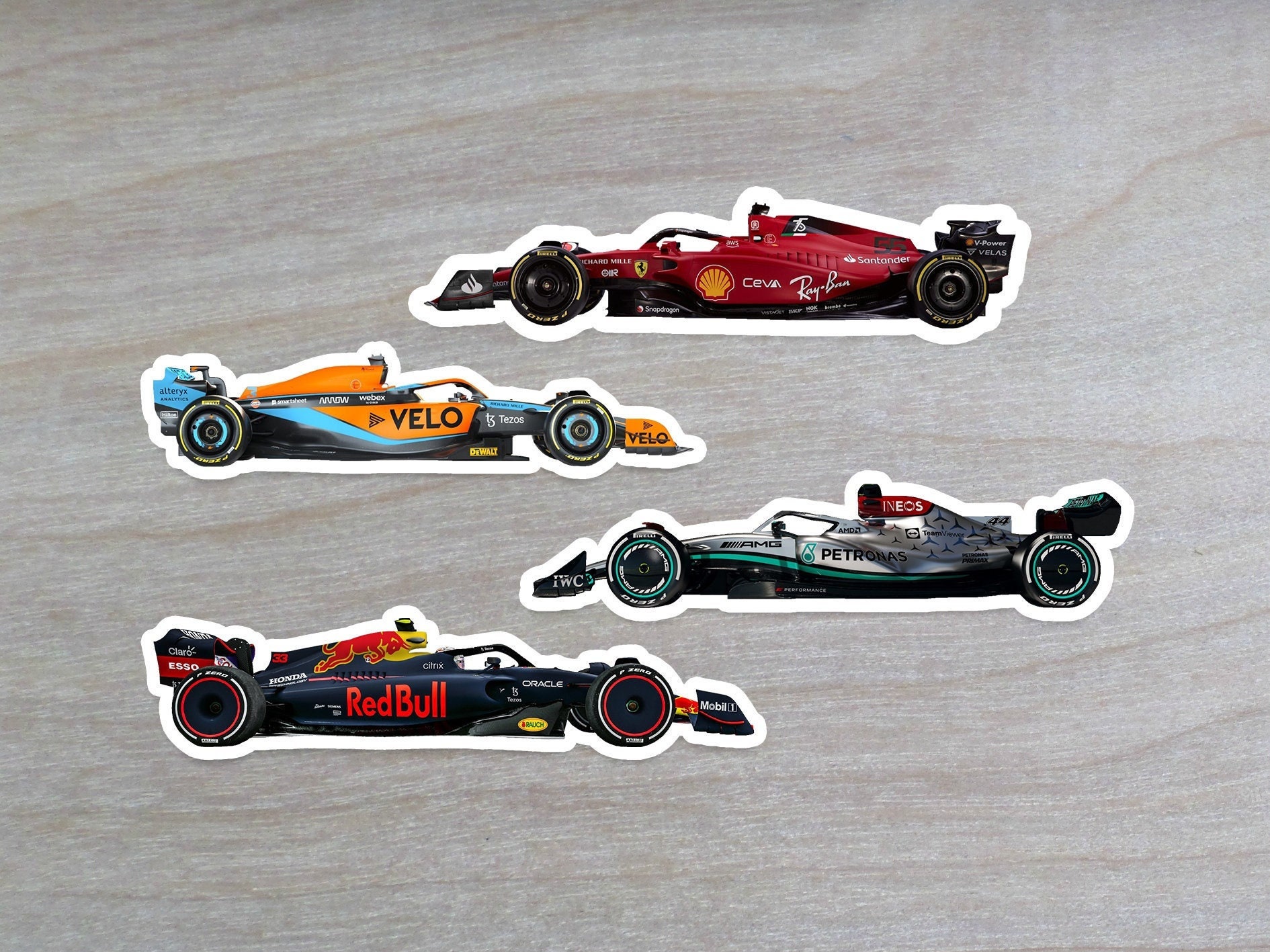 F1 Sticker 2022 Season Car / Formula One 2022 Stickers / F1 - Etsy España