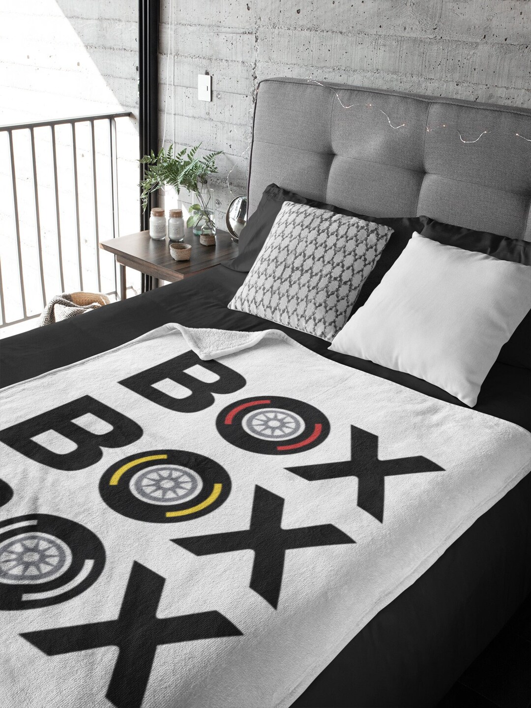 F1 Box Box Box Blanket Formula One Plush Velveteen Blanket Formula 1 ...