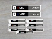 Lewis Hamilton Mercedes F1 Formula One Chibi Cartoon Color Sticker ...