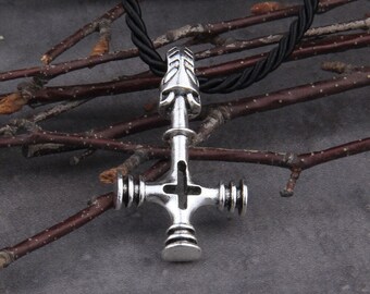 Viking Wolf Cross - Etsy