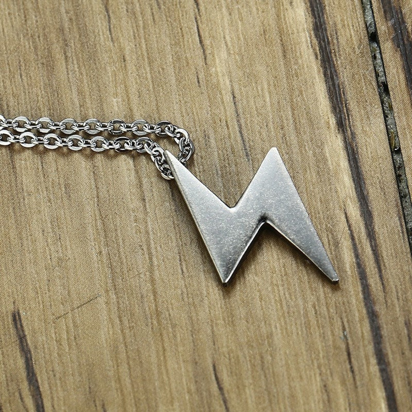 Lightning Lightning Pendant Lightning Pendant Necklace - Etsy