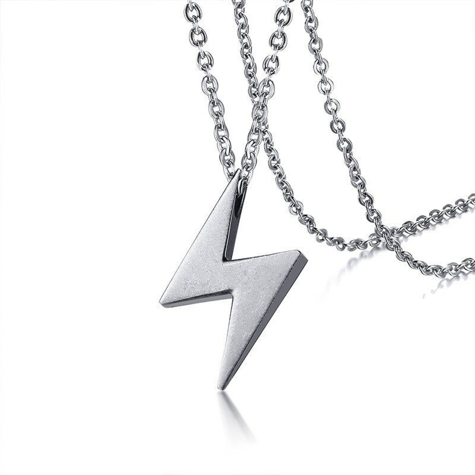 Lightning Lightning Pendant Lightning Pendant Necklace - Etsy