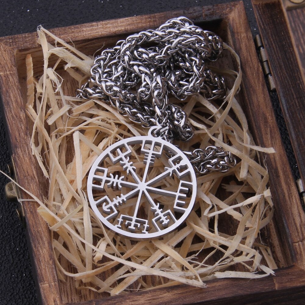 Viking Vegvísir Viking Vegvísir Pendant Viking Vegvísir - Etsy