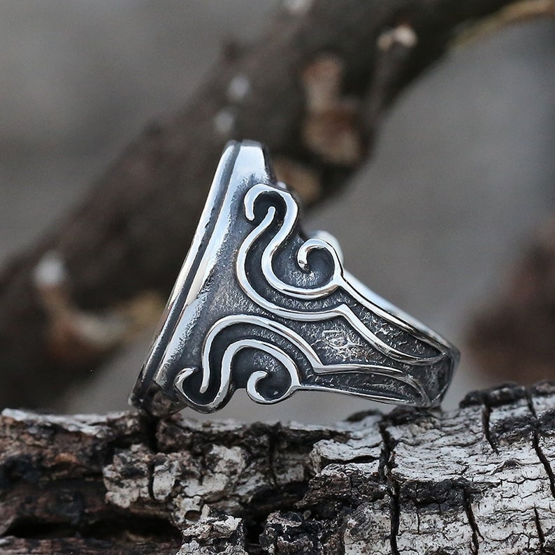 Occult Stainless Steel Sigil of Baphomet Ring Gothic Rvs Zegel - Etsy