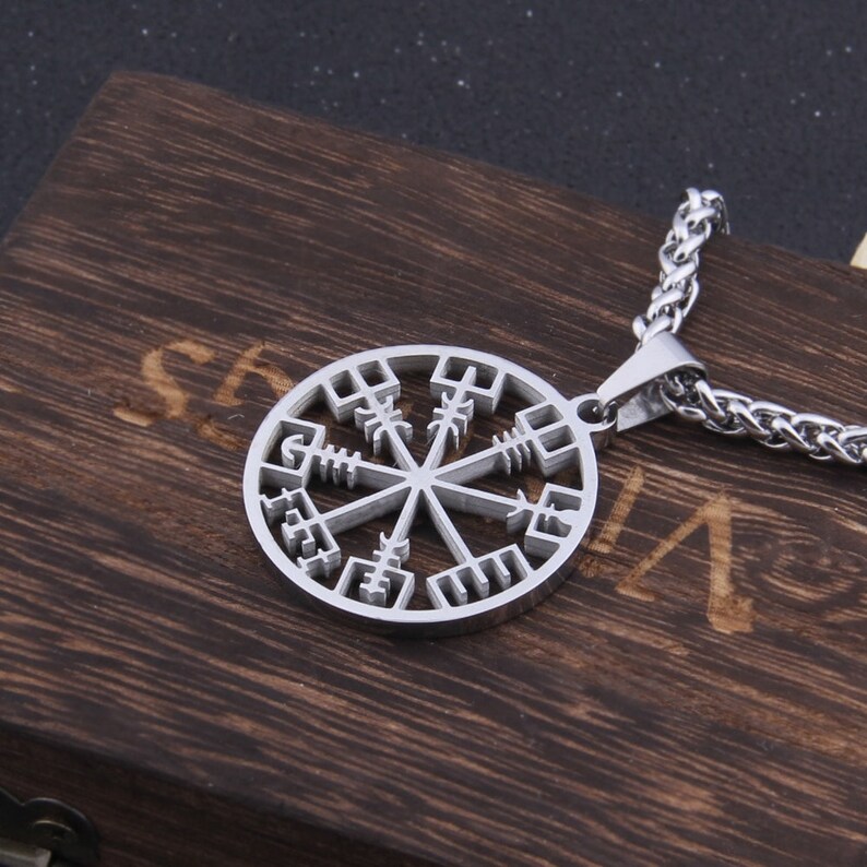 Viking Vegvísir Viking Vegvísir Pendant Viking Vegvísir - Etsy